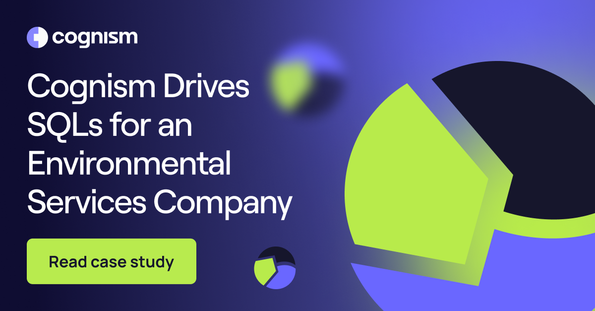Cognism Drives SQLs for an Environmental Services Company